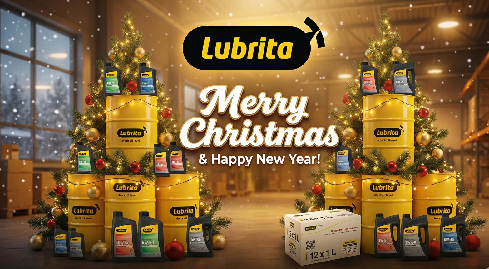 LUBRITA wish You Merry Christmas and a Happy New Year! - Lubrita.com